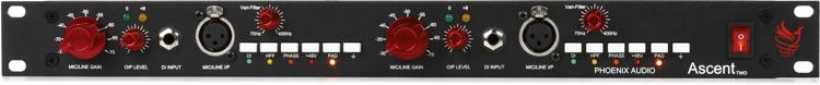 Phoenix Audio Ascent Two Microphone Preamp with DI | Sweetwater