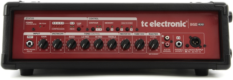 TC Electronic BH500 500-Watt Bass Head | Sweetwater.com