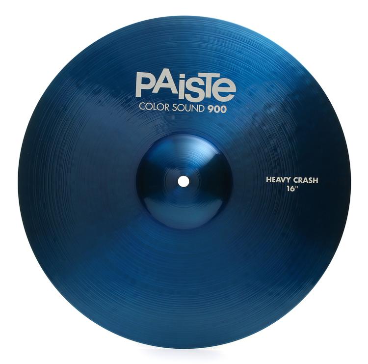 Paiste 16 inch Color Sound 900 Blue Heavy Crash Cymbal | Sweetwater