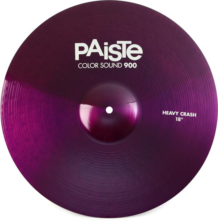 Paiste 18 inch Color Sound 900 Purple Heavy Crash Cymbal | Sweetwater