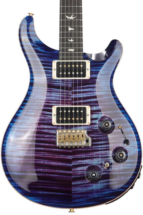 PRS Custom 22 Piezo 10-Top - Violet Blue Burst | Sweetwater