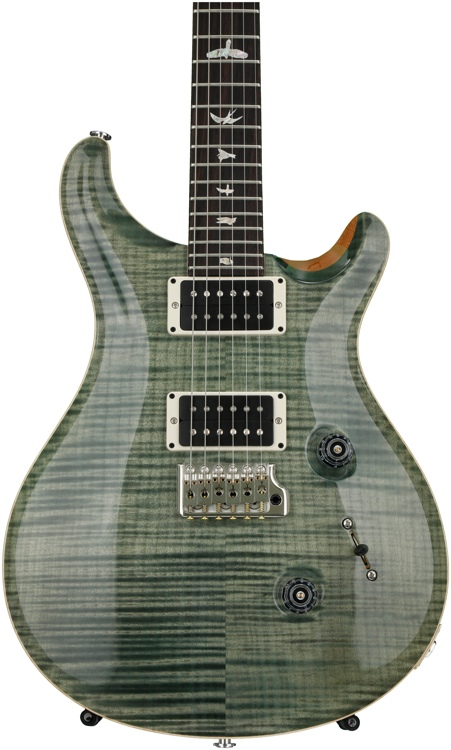 PRS Custom 24 - Trampas Green with Pattern Regular Neck | Sweetwater