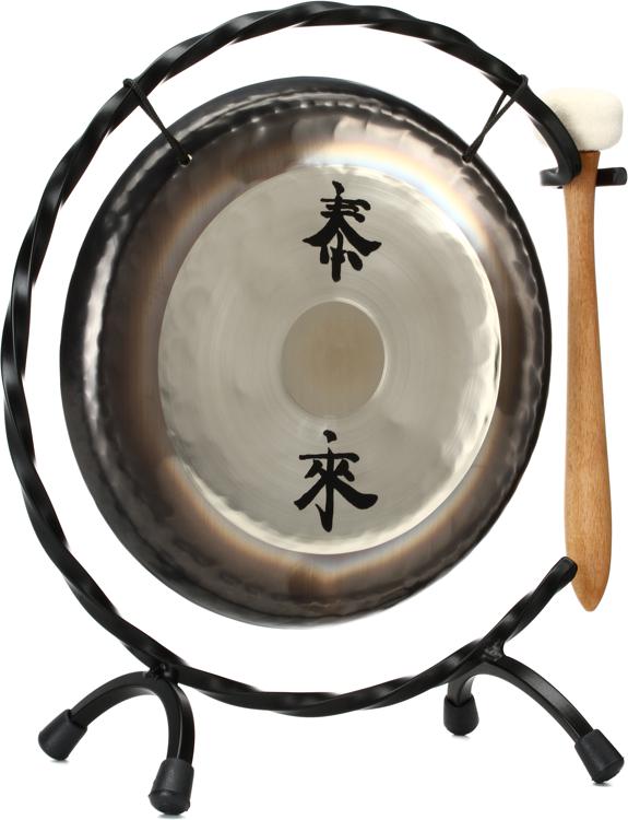 Paiste 7 inch Deco Gong Set - with Floor Stand | Sweetwater