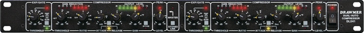 Drawmer DL241XLR Dual Auto Compressor | Sweetwater