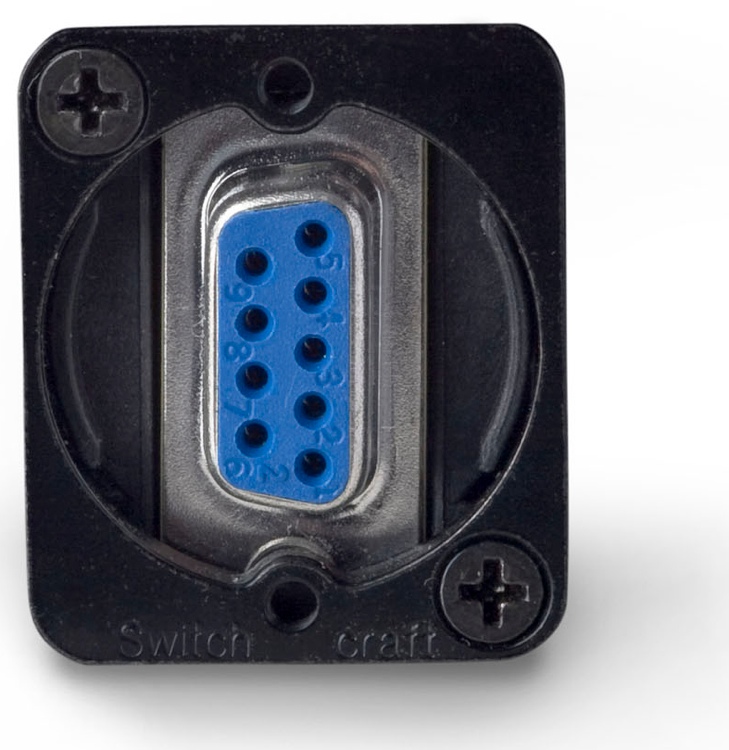 Switchcraft Panel Mount Connector - 9-Pin D-Sub - Female/Female ...
