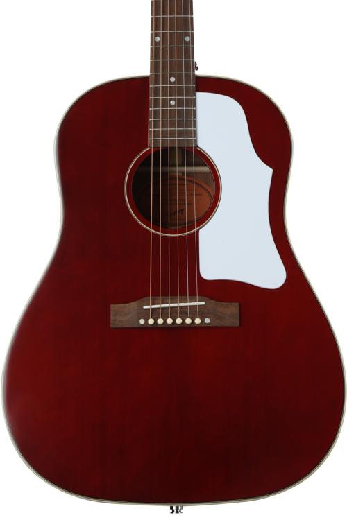 Epiphone J-45 Acoustic-electric - Aged Wine Red Gloss Sweetwater Exclusive