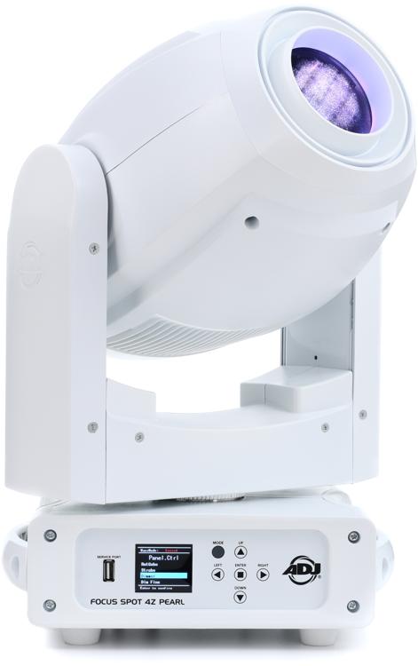 ADJ Focus Spot 4Z Pearl 200W LED Moving-Head Spot - White Chassis ...
