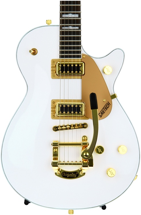 Gretsch Limited Edition Pro Jet - White, Gold Hardware | Sweetwater