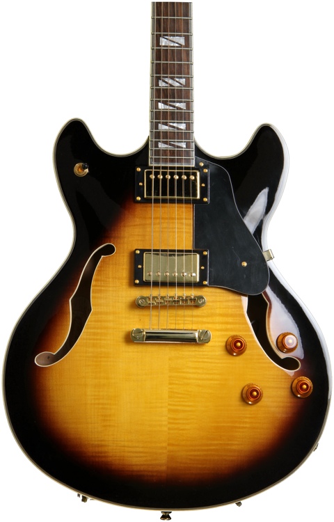 Washburn HB35 Semi-hollowbody - Tobacco Sunburst | Sweetwater