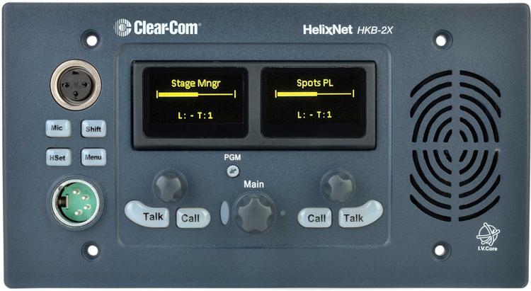 Clear-Com HKB-2X 4-channel Digital Speaker Station | Sweetwater