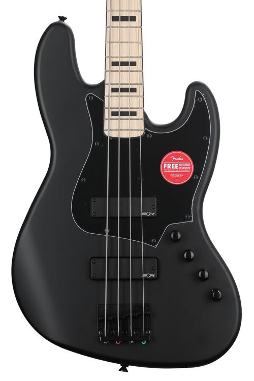 Squier Contemporary Active Jazz Bass HH - Satin Black - Sweetwater ...