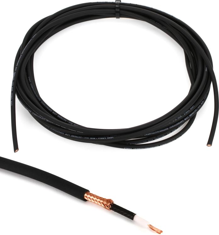 Lava Cable Mini ELC Instrument Wire - Black 25 Foot | Sweetwater