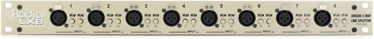 Radial LX8 8-channel Balanced Line Splitter with Isolation | Sweetwater