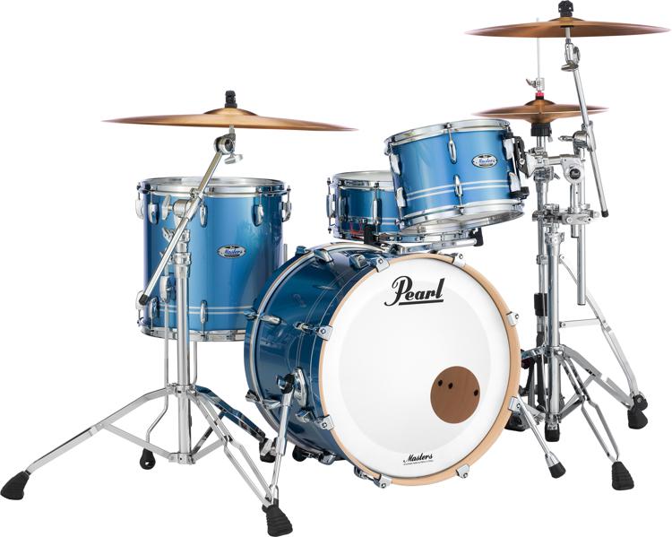 Pearl Masters Maple Complete MCT903XP/C 3-piece Shell Pack - Light Blue ...