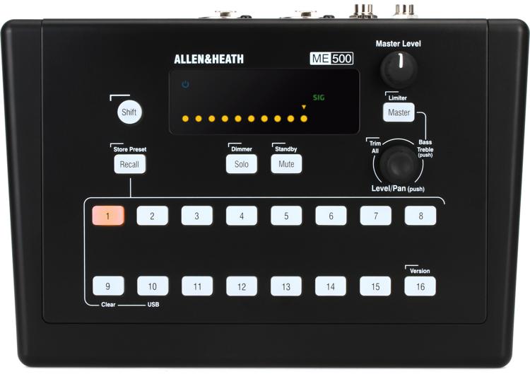Allen & Heath ME-500 16-channel Personal Mixer | Sweetwater