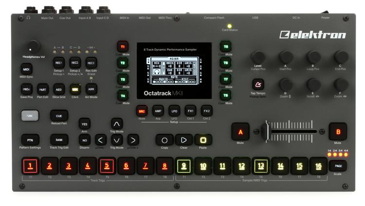Elektron Octatrack MKII 8-track Performance Sampler | Sweetwater