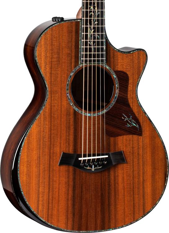 Taylor PS12ce 12-fret Acoustic-electric Guitar - Natural Sinker Redwood ...