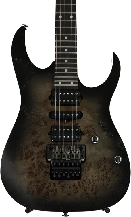 Ibanez RG Prestige RG657PB - Anvil Gray Burst Flat | Sweetwater