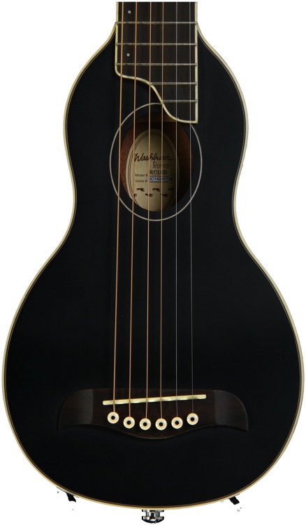Washburn RO10 Rover Travel Guitar - Black | Sweetwater