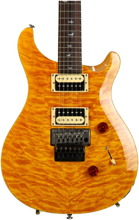 PRS SE Custom 24 Floyd Rose 30th Anniversary LTD. - Santana Yellow ...