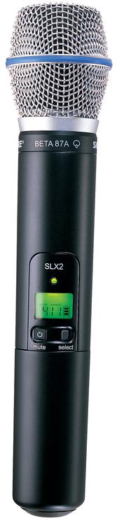 Shure SLX2/BETA87A Wireless Handheld Microphone Transmitter - G4 Band ...