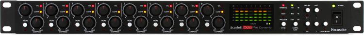 Focusrite Scarlett OctoPre Dynamic 8-channel Microphone Preamp ...
