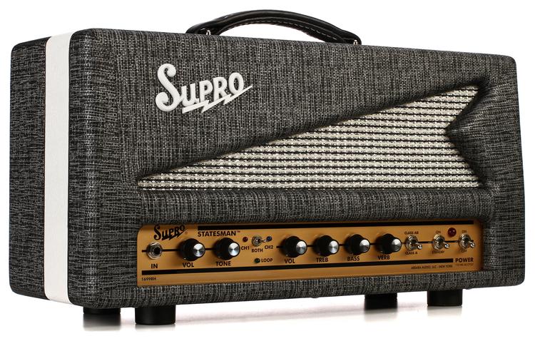 Supro Statesman 2-channel 50-watt Tube Head | Sweetwater
