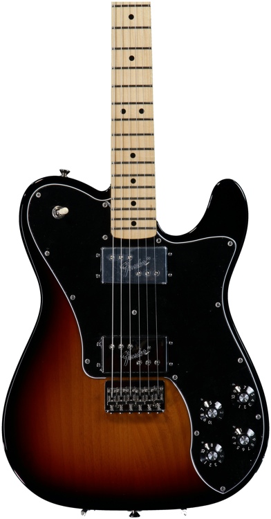 Fender '72 Telecaster Deluxe - 3-Color Sunburst w/ Maple Fingerboard ...