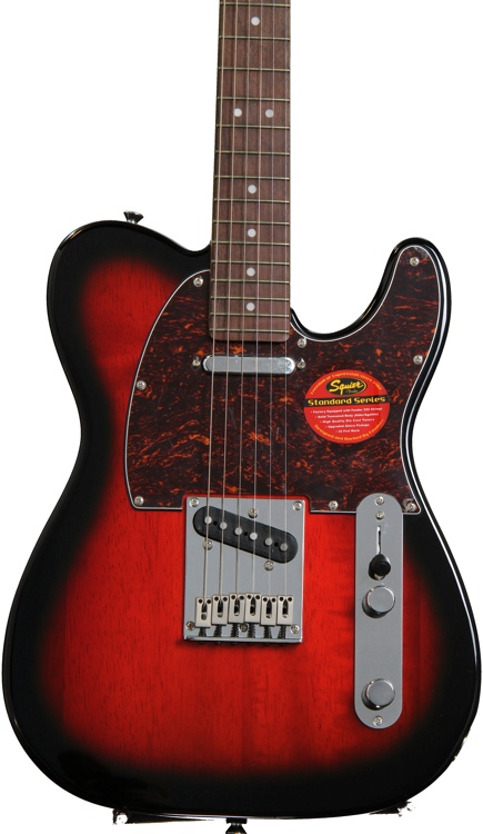 Squier Standard Telecaster - Antique Burst with Rosewood Fingerboard ...