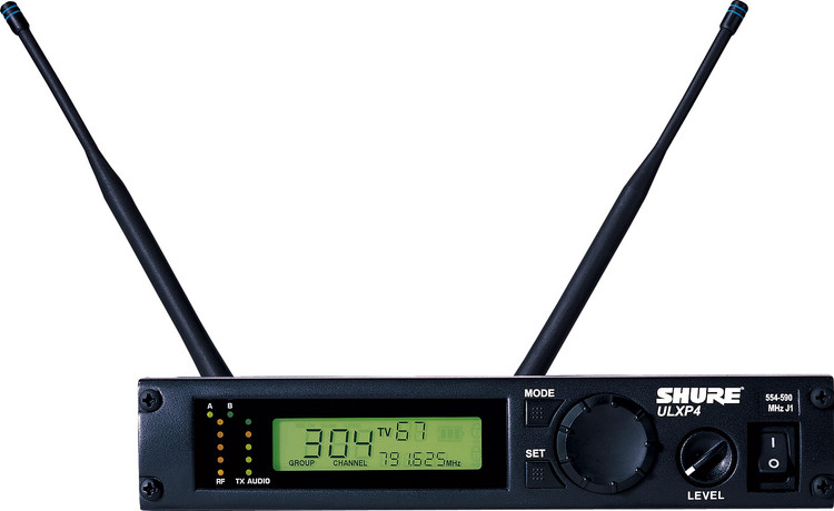 Shure ULXP4 Wireless Receiver - G3 Band, 470 - 505 MHz | Sweetwater