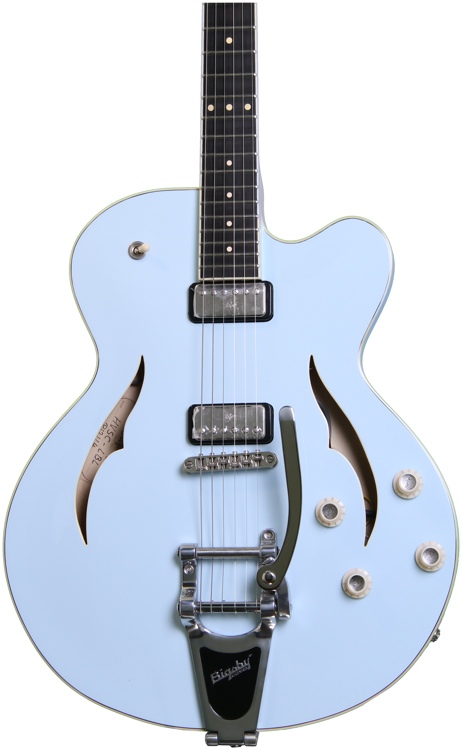 Hofner Verythin Single Cutaway - Light Blue | Sweetwater