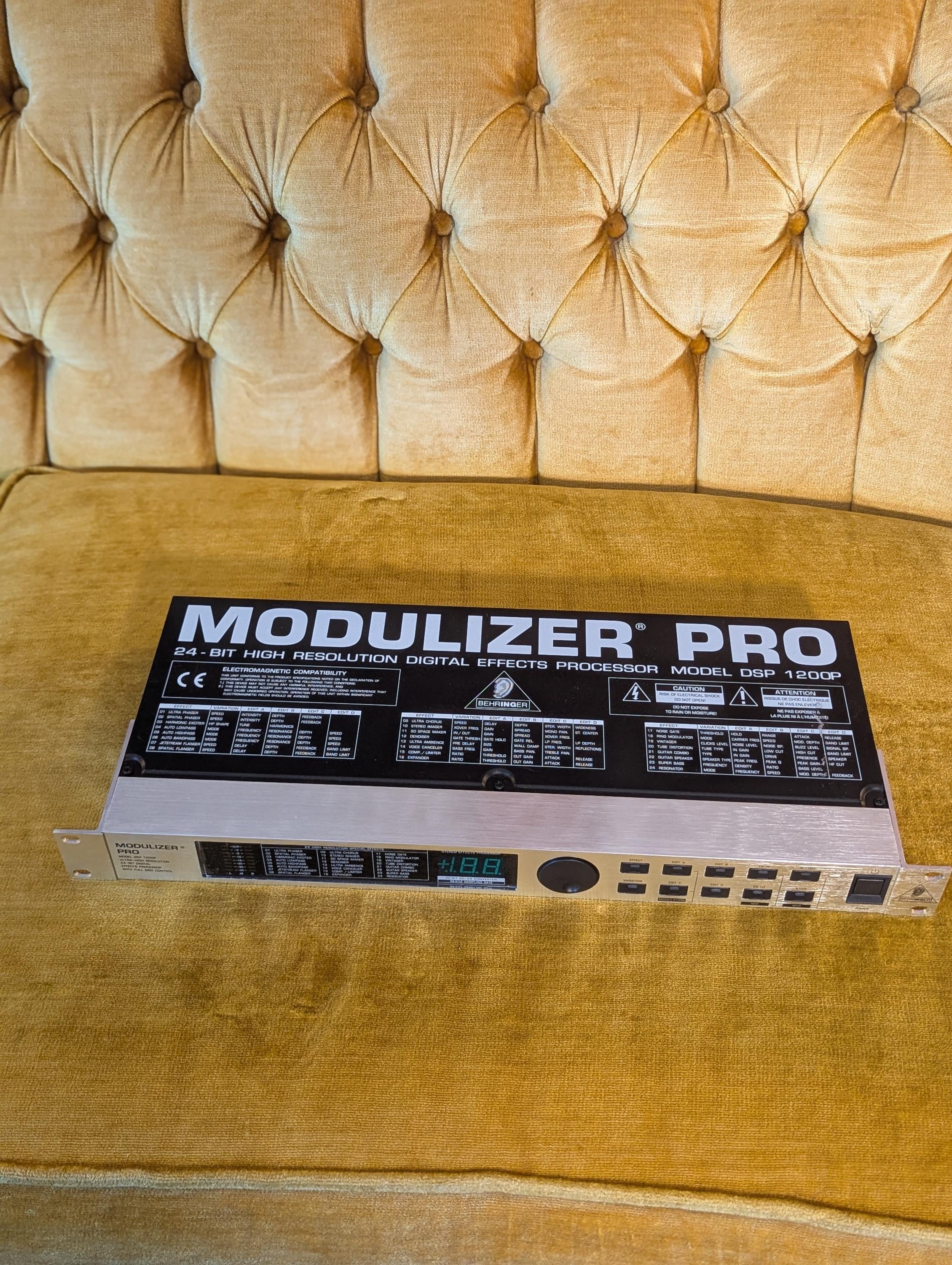 Used Behringer DSP 1200P Modulizer - Sweetwater's Gear Exchange