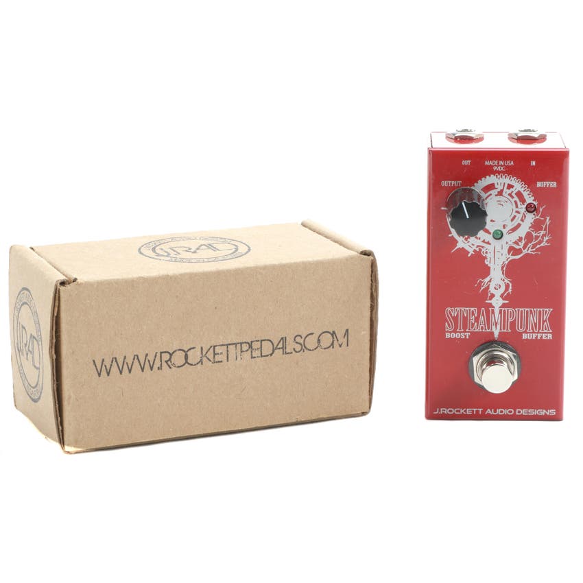 Used J. Rockett Audio Designs Steampunk Boost/Buffer Electric Guitar Pedal | Sweetwater Gear ...