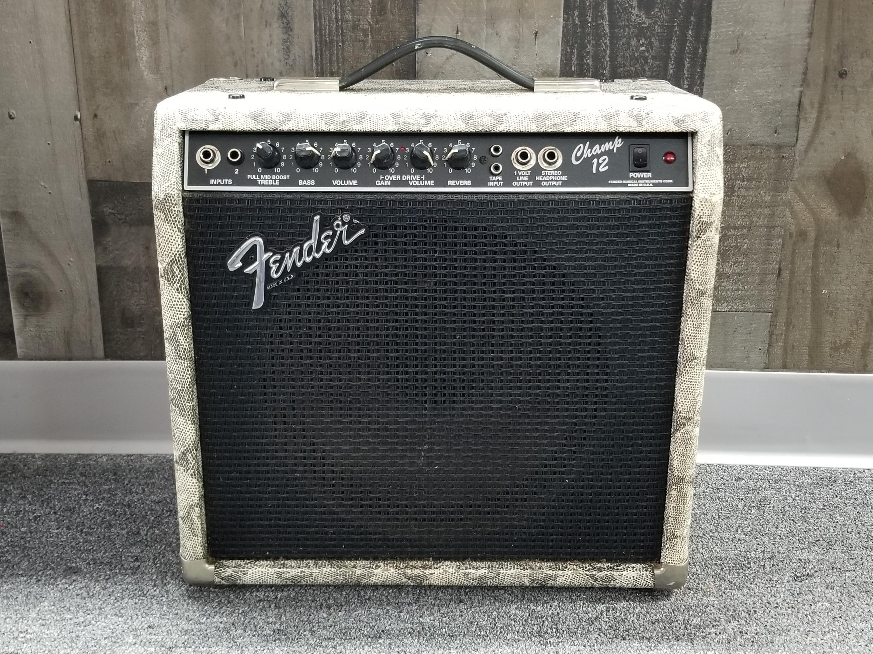 Used Fender 1987 Fender Champ 12 - Sweetwater's Gear Exchange