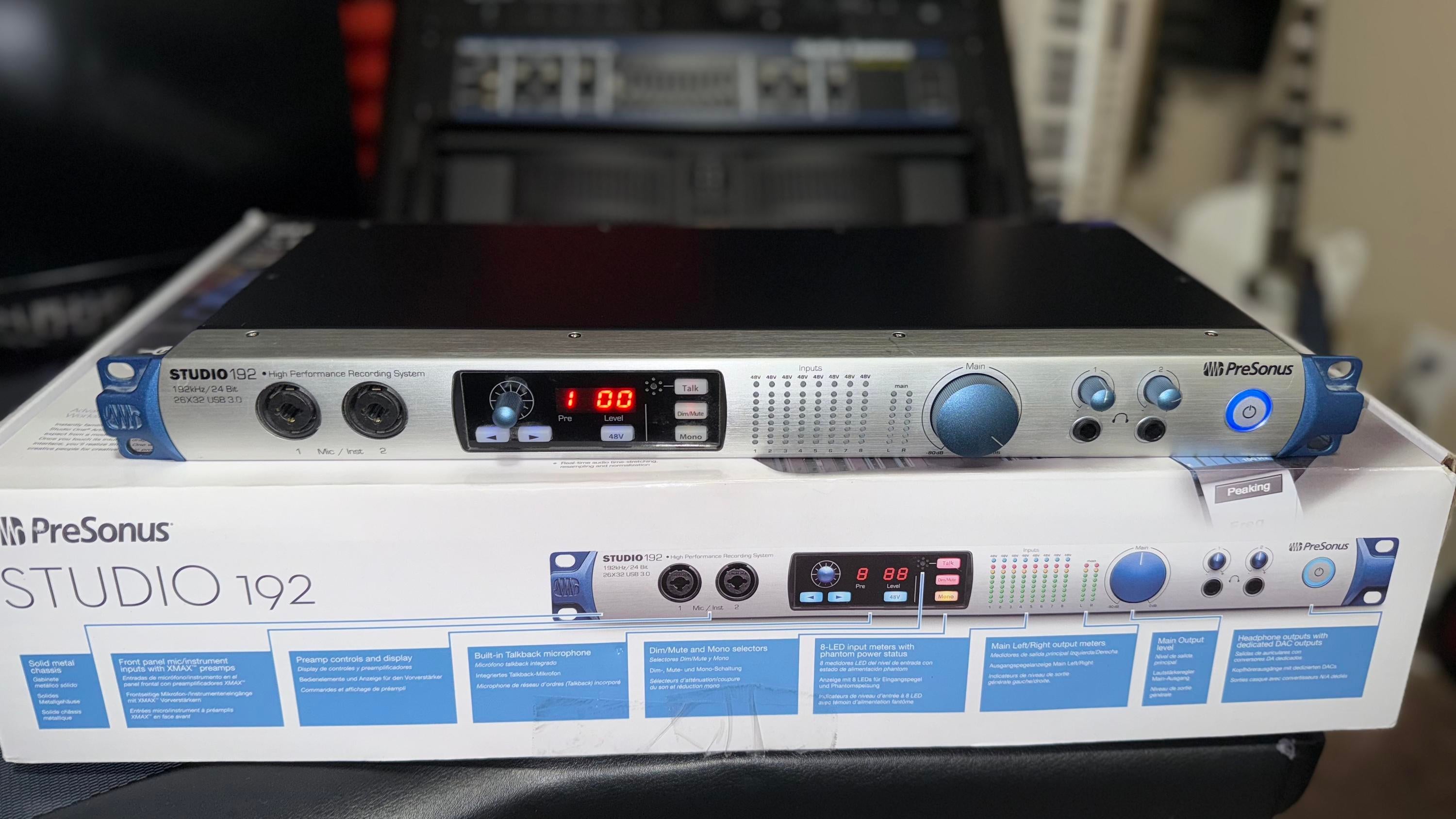 Used PreSonus Studio 192 USB Audio - Sweetwater's Gear Exchange