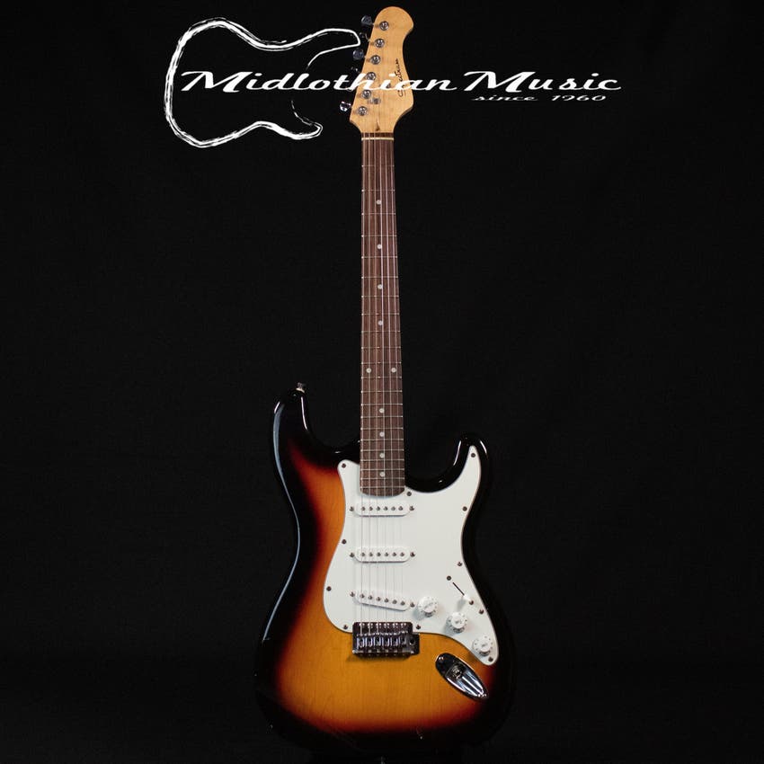 Used Spectrum - Strat Style Guitar - 3-Tone Sunburst Gloss Finish USED ...