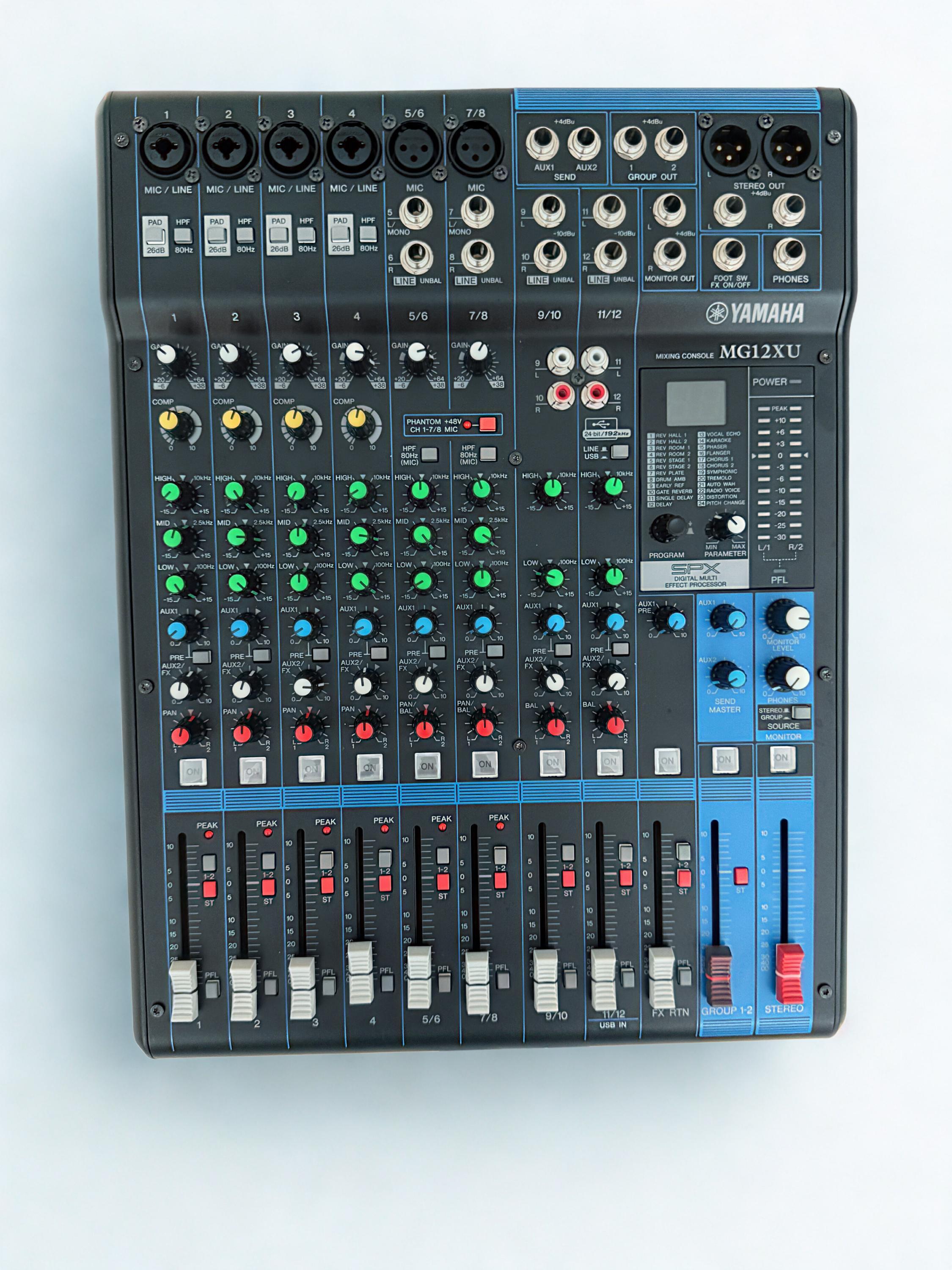 Used Yamaha MG12XU 12-channel Mixer - Sweetwater's Gear Exchange