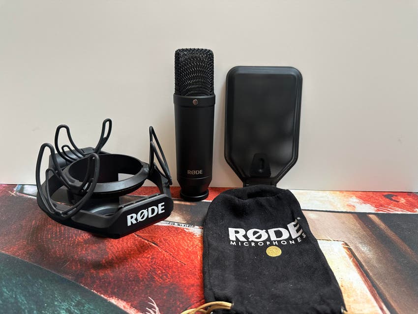 Used Rode NT1 Kit Condenser Microphone with SM6 Shock Mount and Pop ...