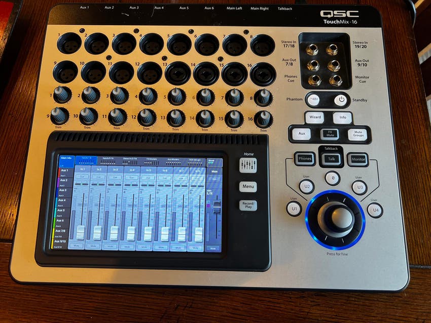 Used QSC TouchMix-16 22-channel Touchscreen Digital Mixer | Sweetwater ...