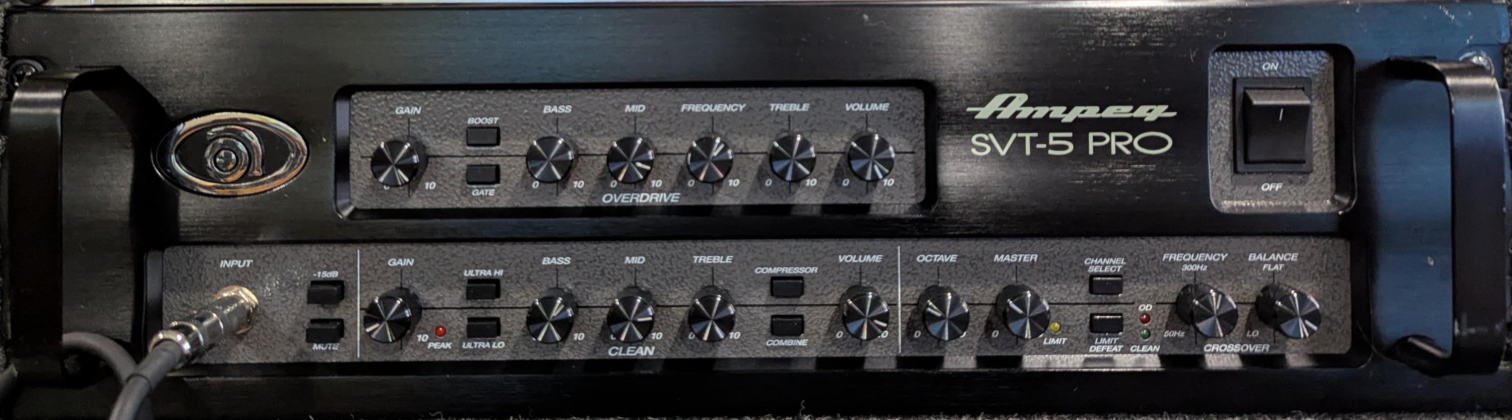 Used Ampeg SVT-5 PRO Bass Head - Sweetwater's Gear Exchange