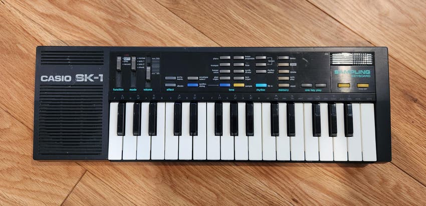 Used Casio SK-1 Sampling Keyboard - Sweetwater's Gear Exchange