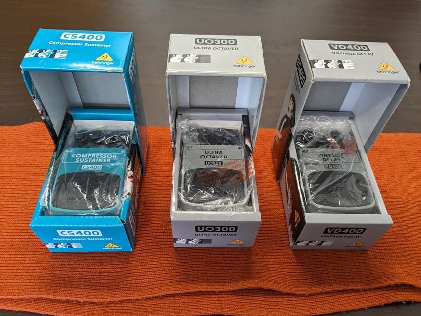 Used Behringer effect trio (compressor, - Sweetwater's Gear Exchange