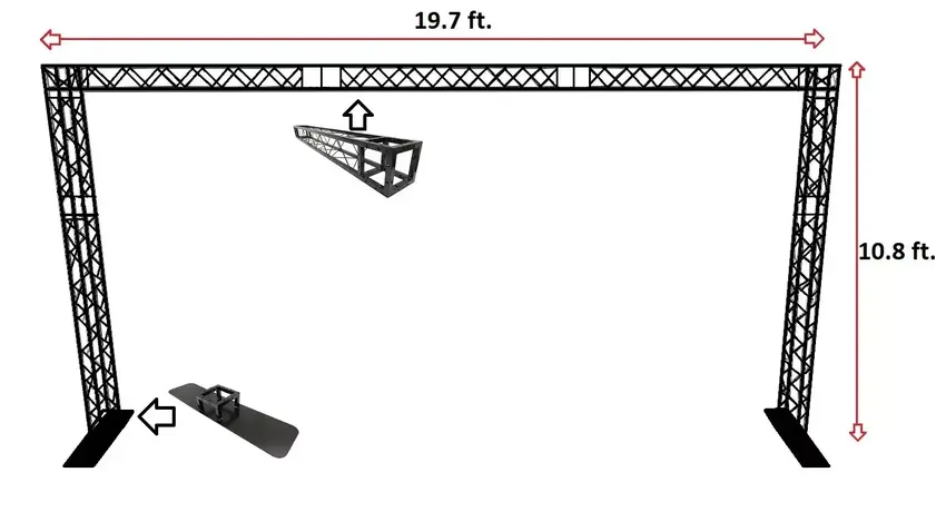 Used Cedars Link BLACK TRUSS GOAL - Sweetwater's Gear Exchange