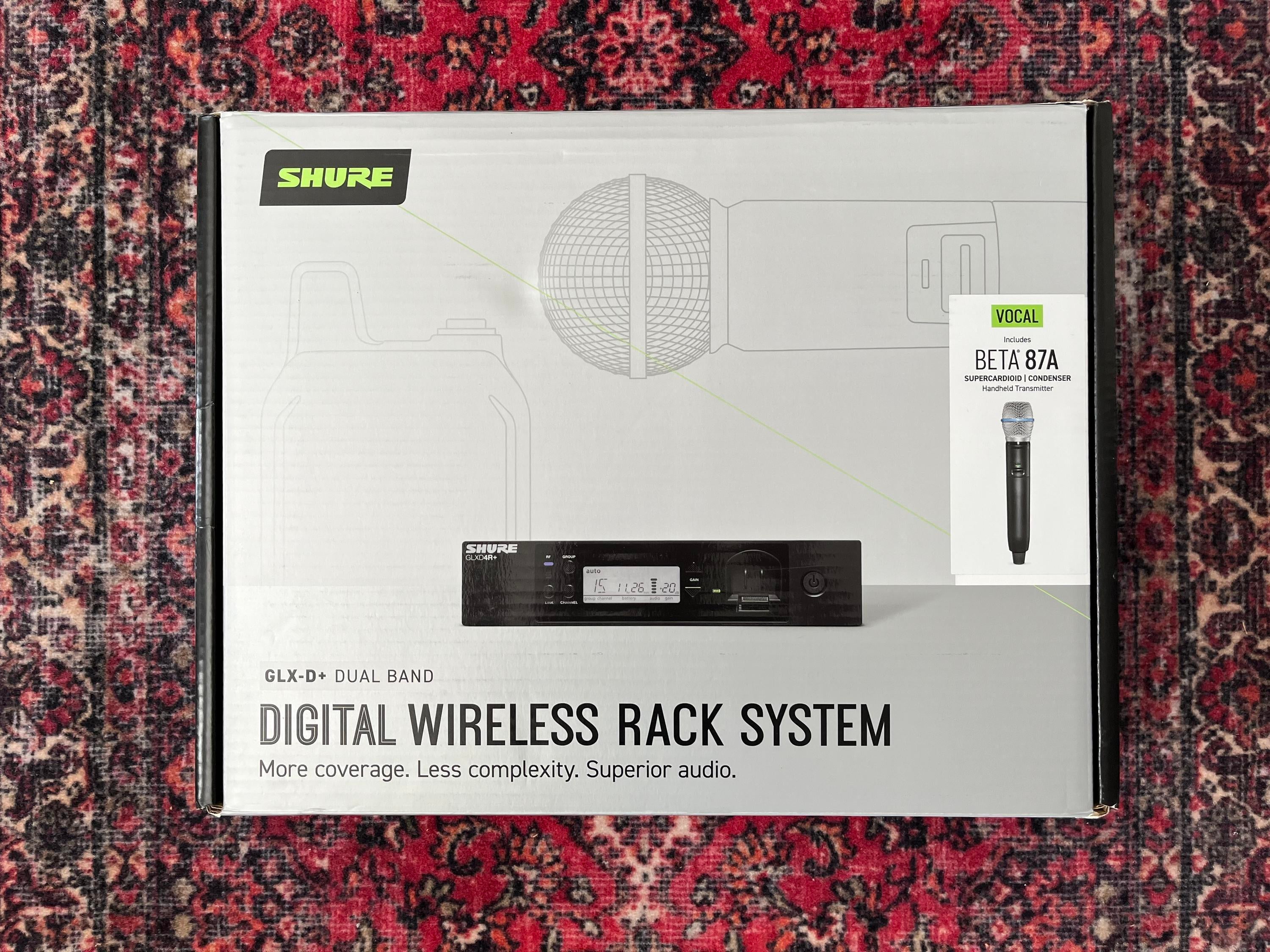 Used Shure GLXD24+/B87A Digital - Sweetwater's Gear Exchange