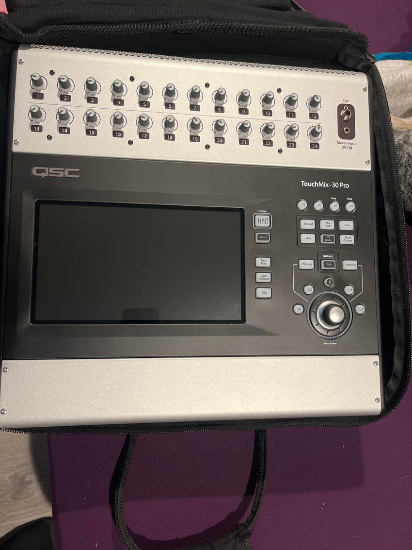 Used QSC TouchMix-30 Pro 32-channel Touchscreen Digital Mixer ...