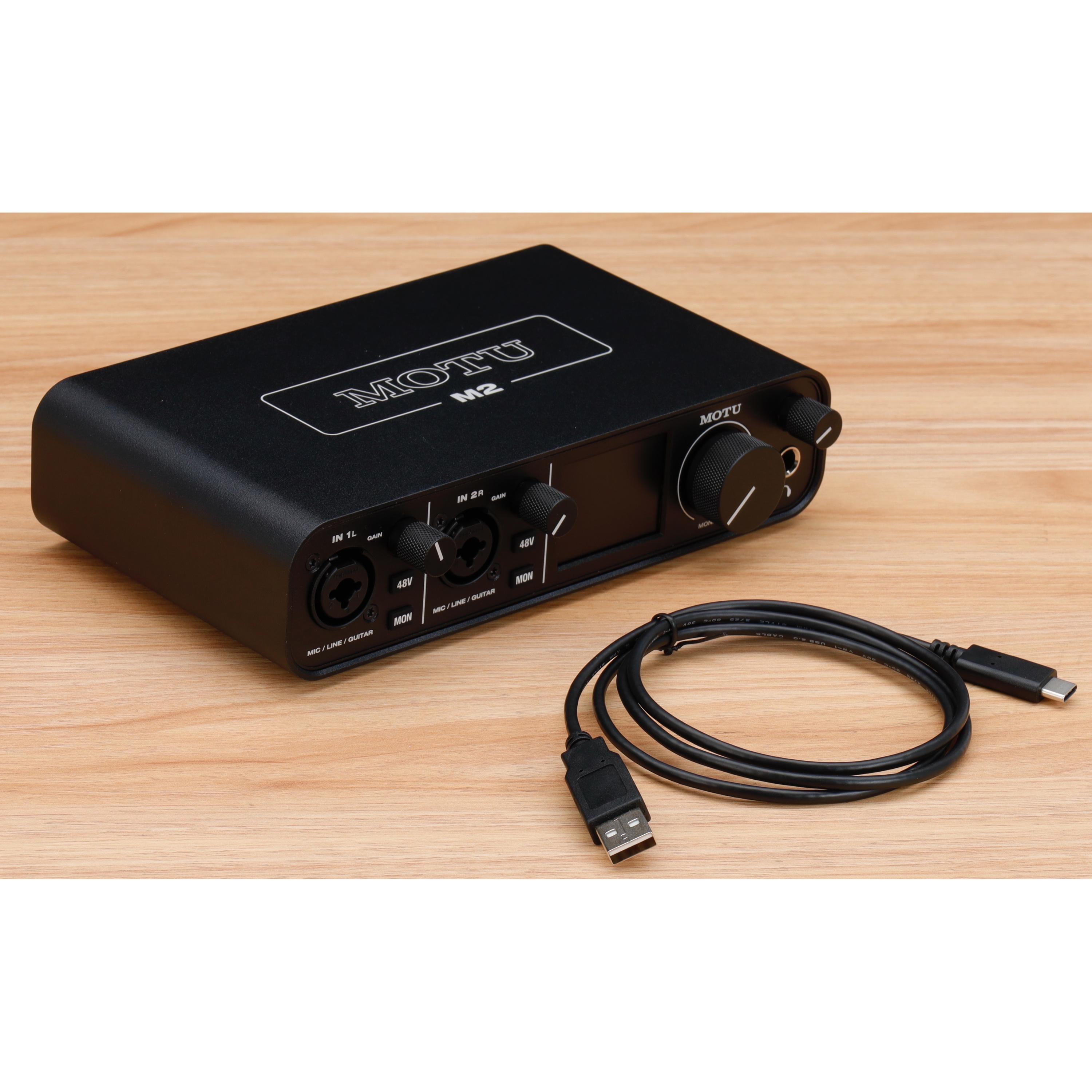 Used MOTU 2x2 USB-C Studio Interface - Sweetwater's Gear Exchange