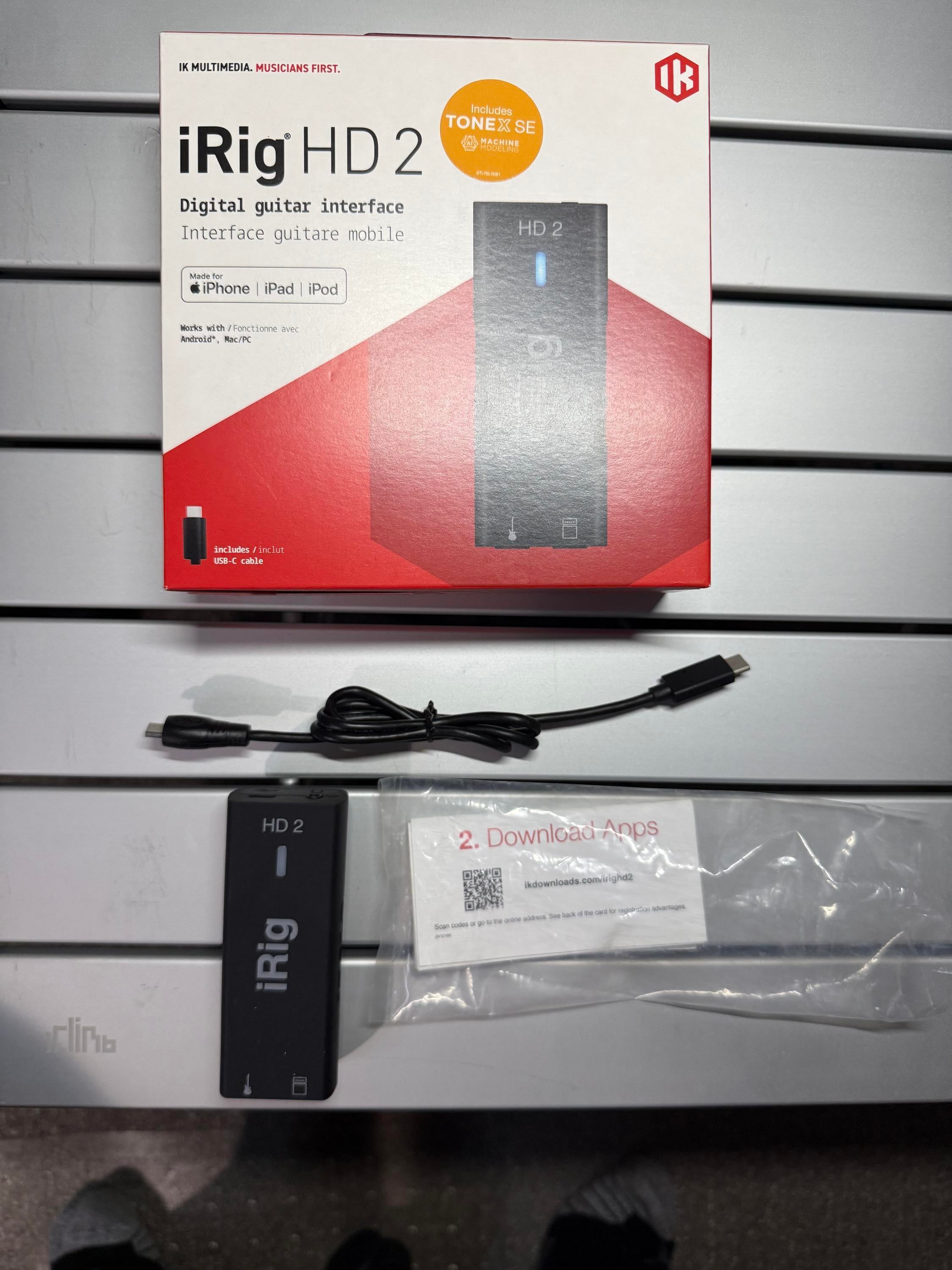 Used IK Multimedia iRig HD 2 guitar - Sweetwater's Gear Exchange