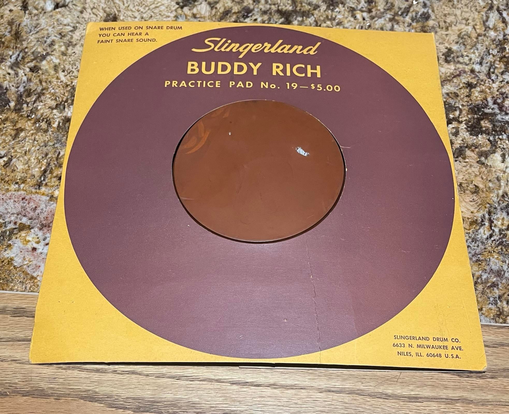 Used Slingerland "Buddy Rich" Practice Pad - Sweetwater's Gear Exchange