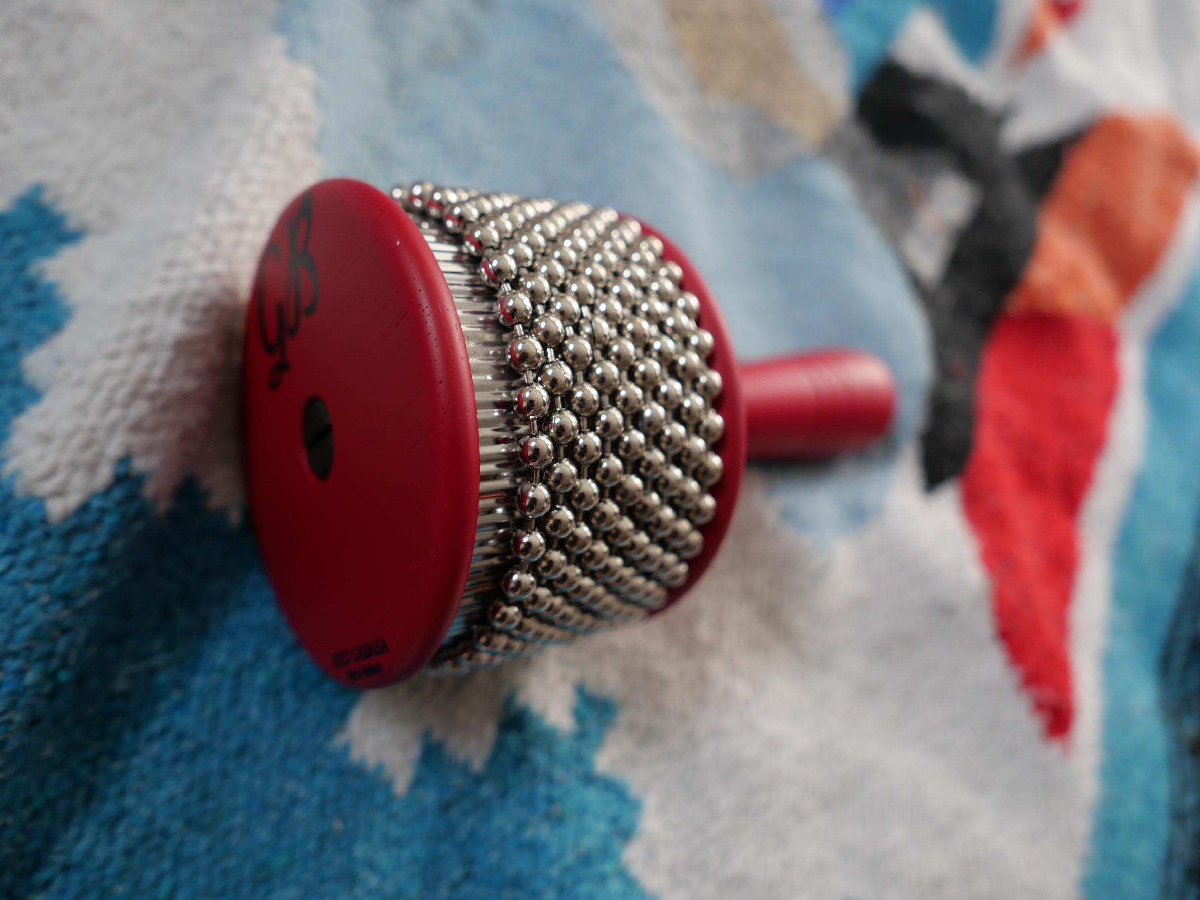 Used Gon Bops PCABRM Red Cabasa - Sweetwater's Gear Exchange