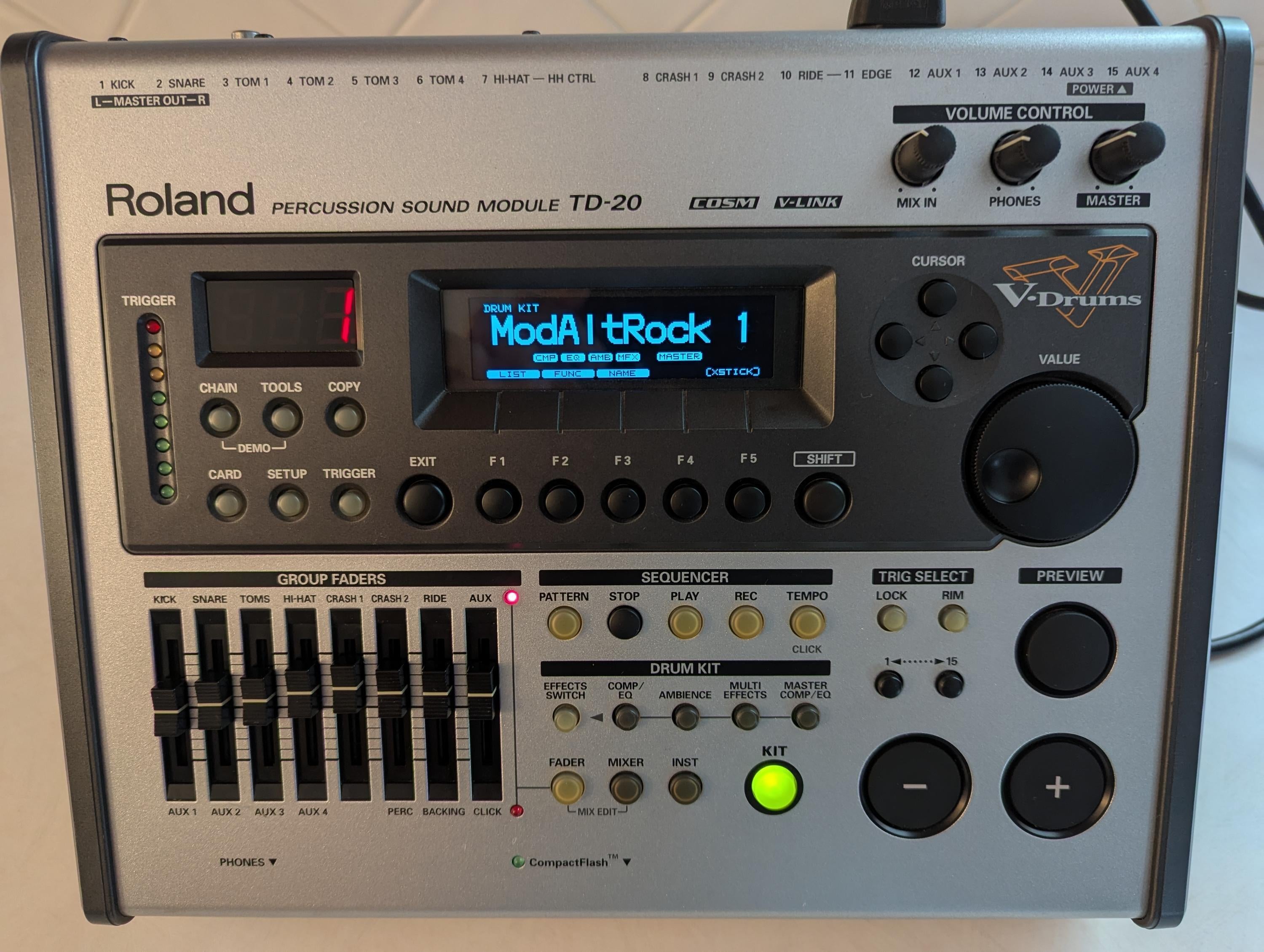 Used Roland TD-20 Drum Sound Module - Sweetwater's Gear Exchange